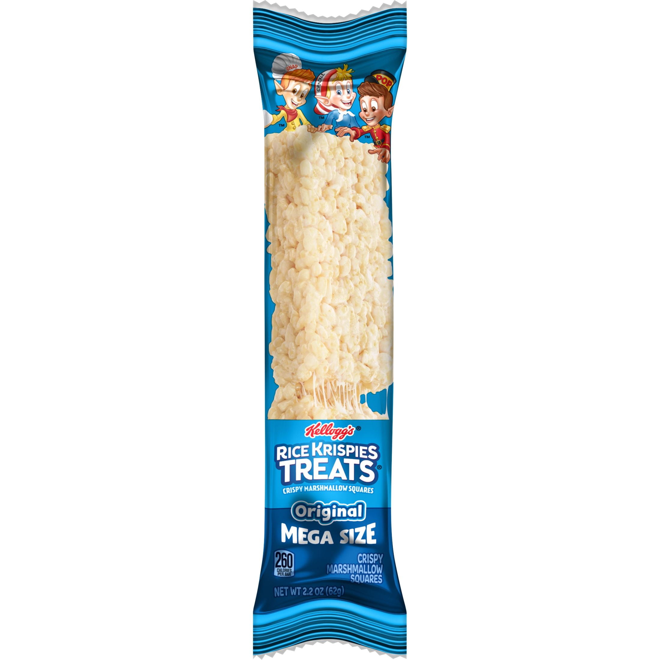 Rice Krispies Treats Original Chewy Marshmallow Snack Bar, Ready-to-Eat ...