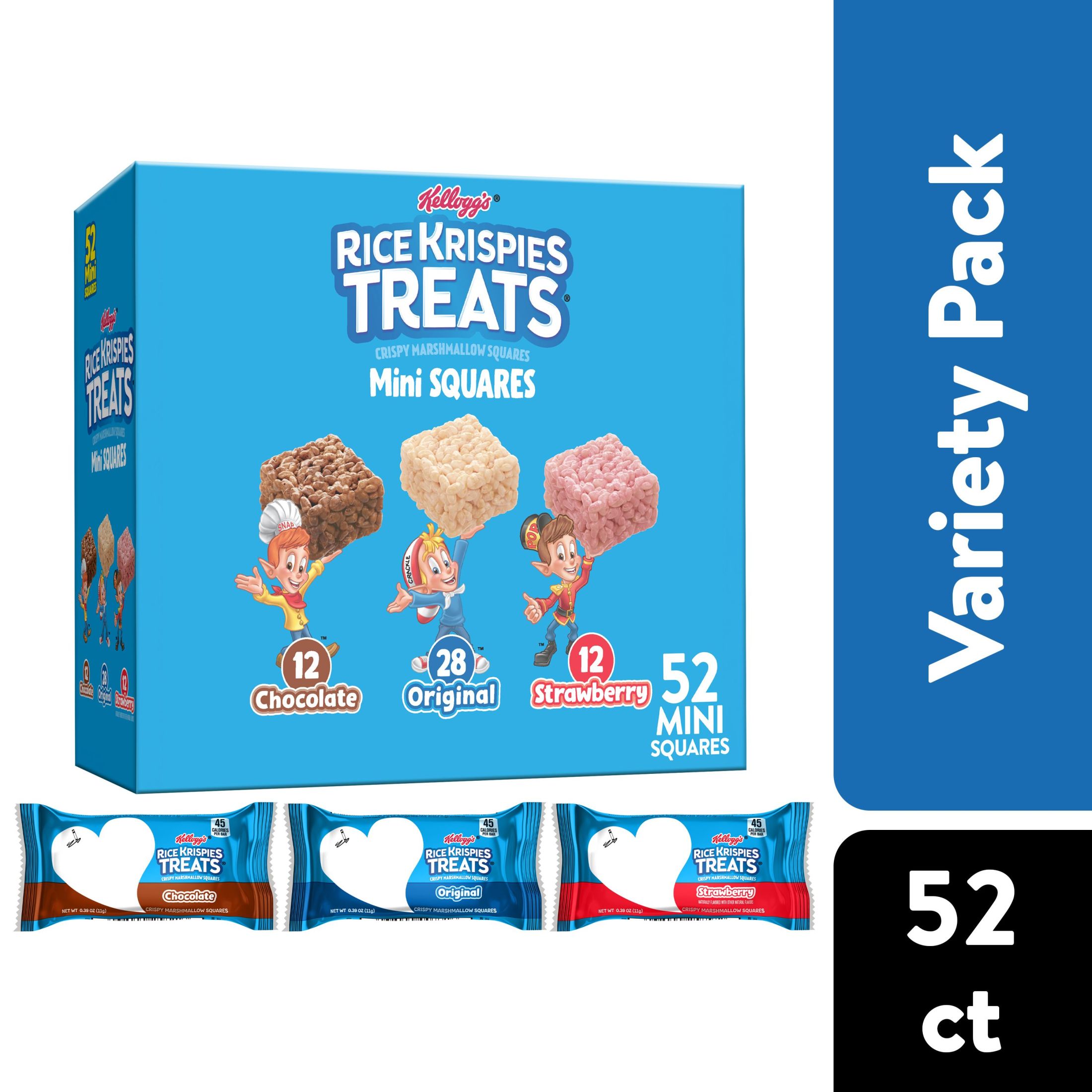 Kellogg's Rice Krispies New 120ct Treats Bars - Walmart.com