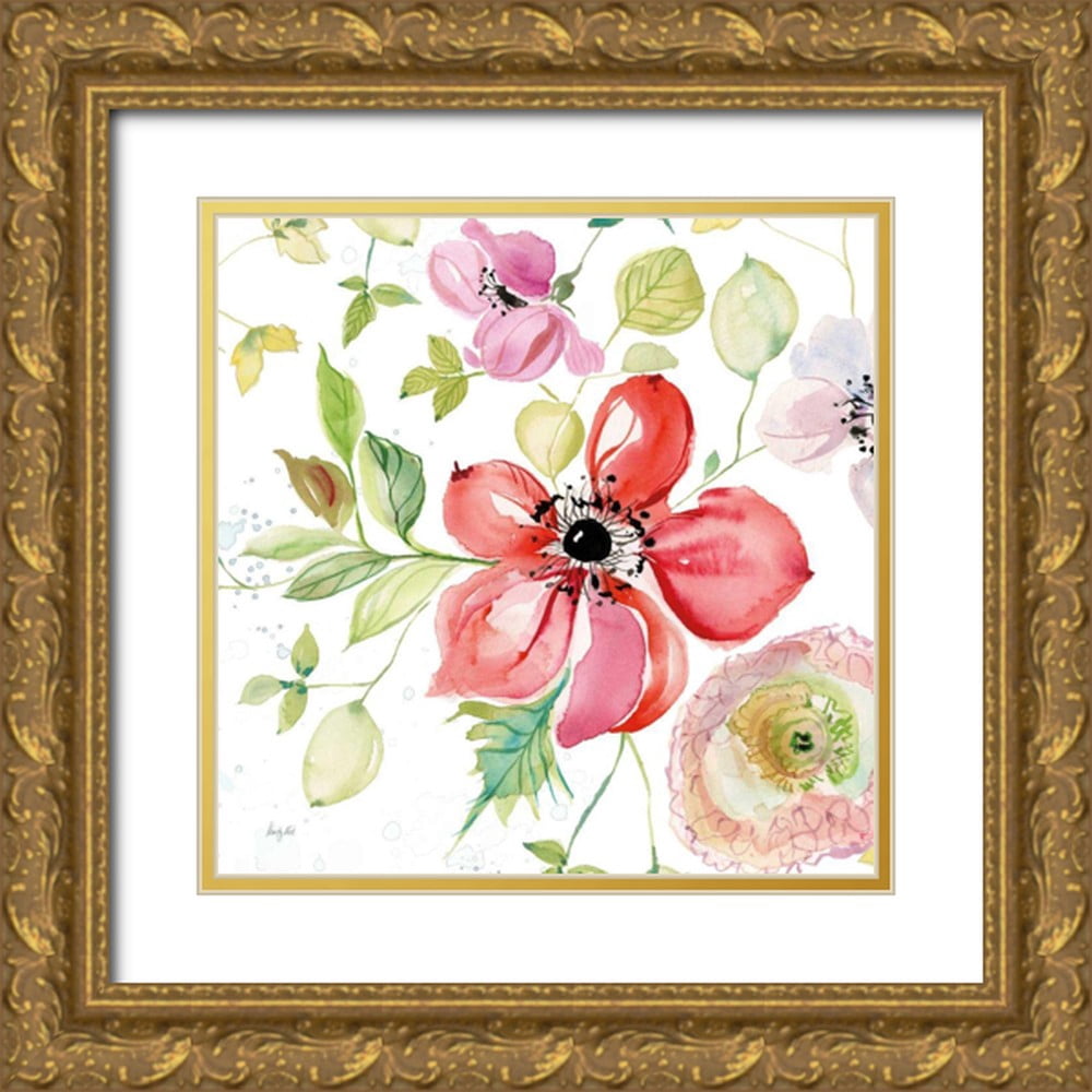 Rice, Kristy 12x12 Gold Ornate Wood Framed with Double Matting Museum ...