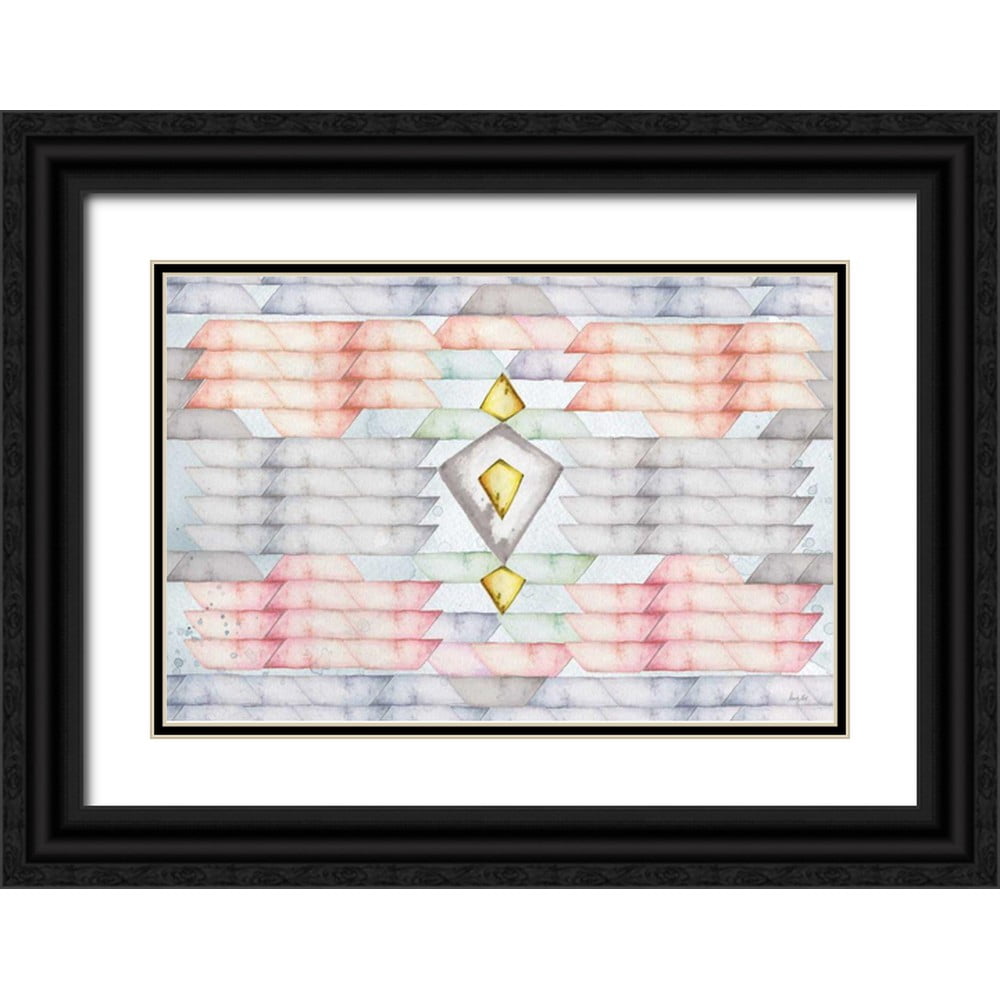 Rice, Kristy 14x11 Black Ornate Wood Framed with Double Matting Museum ...