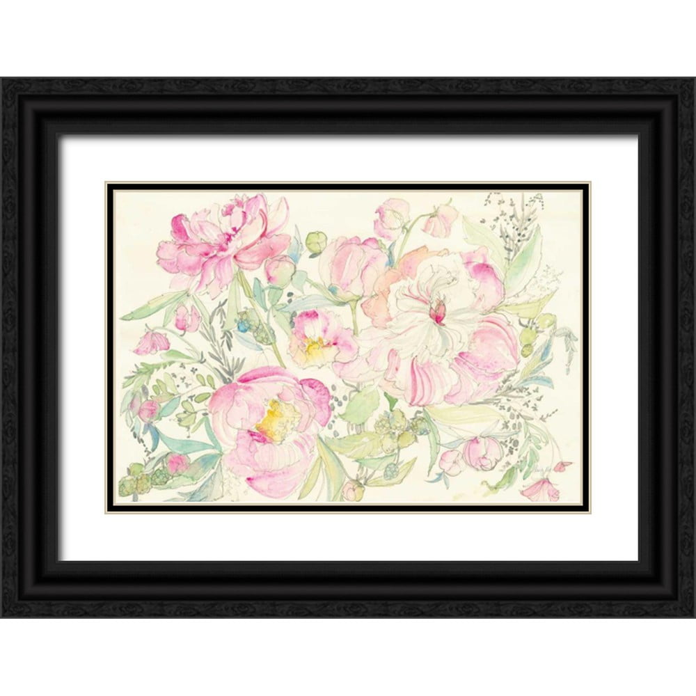 Rice, Kristy 14x11 Black Ornate Wood Framed with Double Matting Museum ...