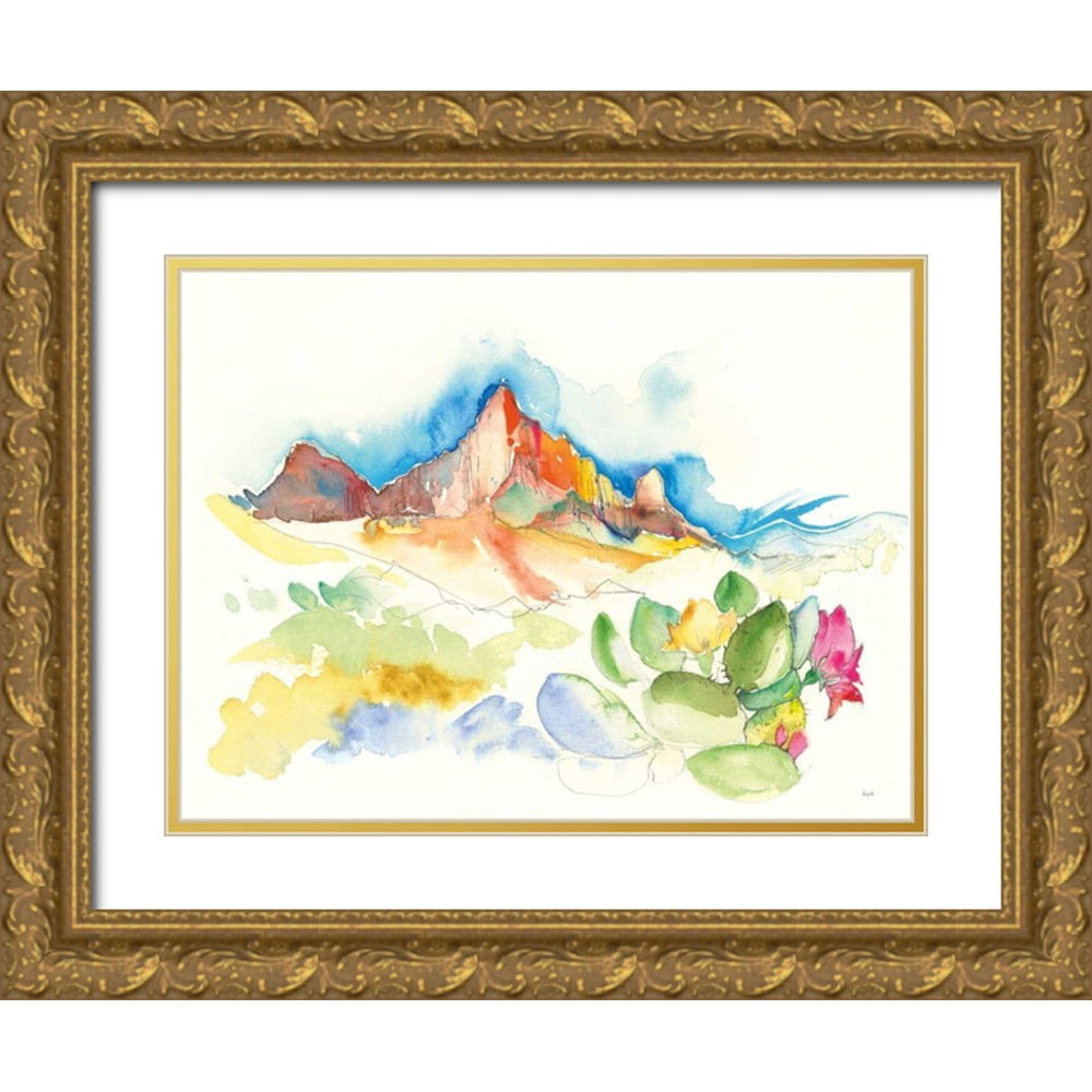 Rice, Kristy 14x12 Gold Ornate Wood Framed with Double Matting Museum ...