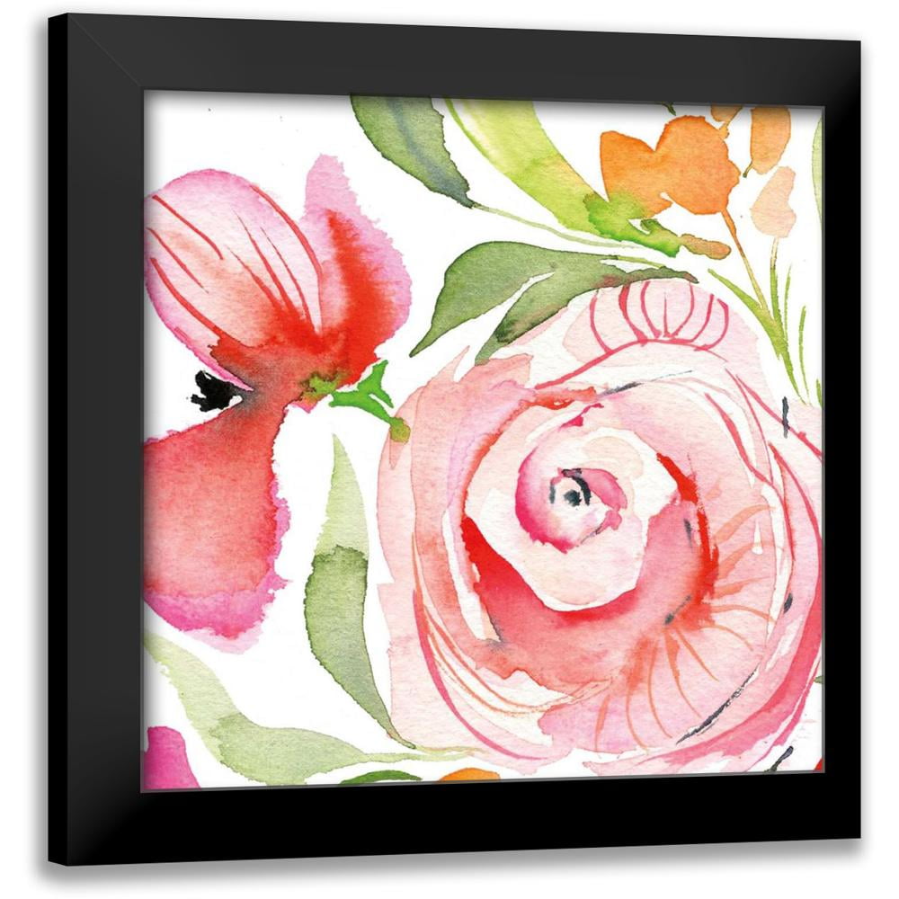 Rice, Kristy 15x15 Black Modern Framed Museum Art Print Titled - Bloom ...