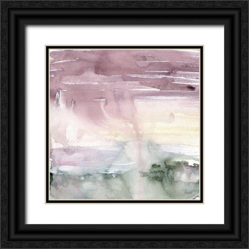 Rice, Kristy 15x15 Black Ornate Wood Framed with Double Matting Museum ...