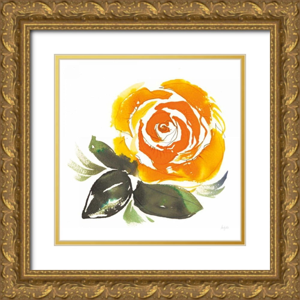 Rice, Kristy 15x15 Gold Ornate Wood Framed with Double Matting Museum ...