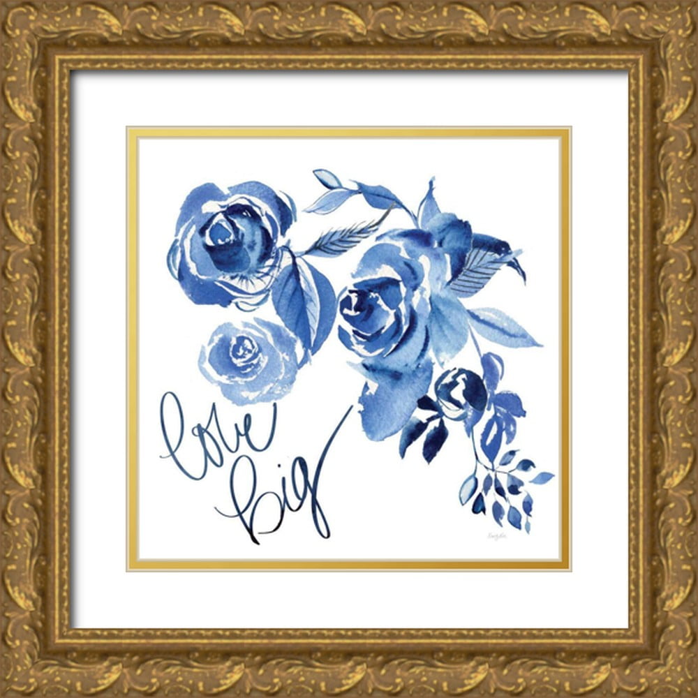 Rice, Kristy 15x15 Gold Ornate Wood Framed with Double Matting Museum ...