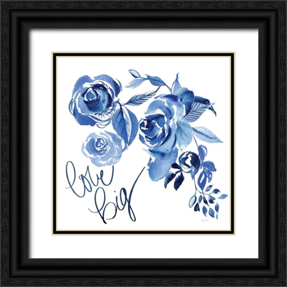 Rice, Kristy 20x20 Black Ornate Wood Framed with Double Matting Museum ...