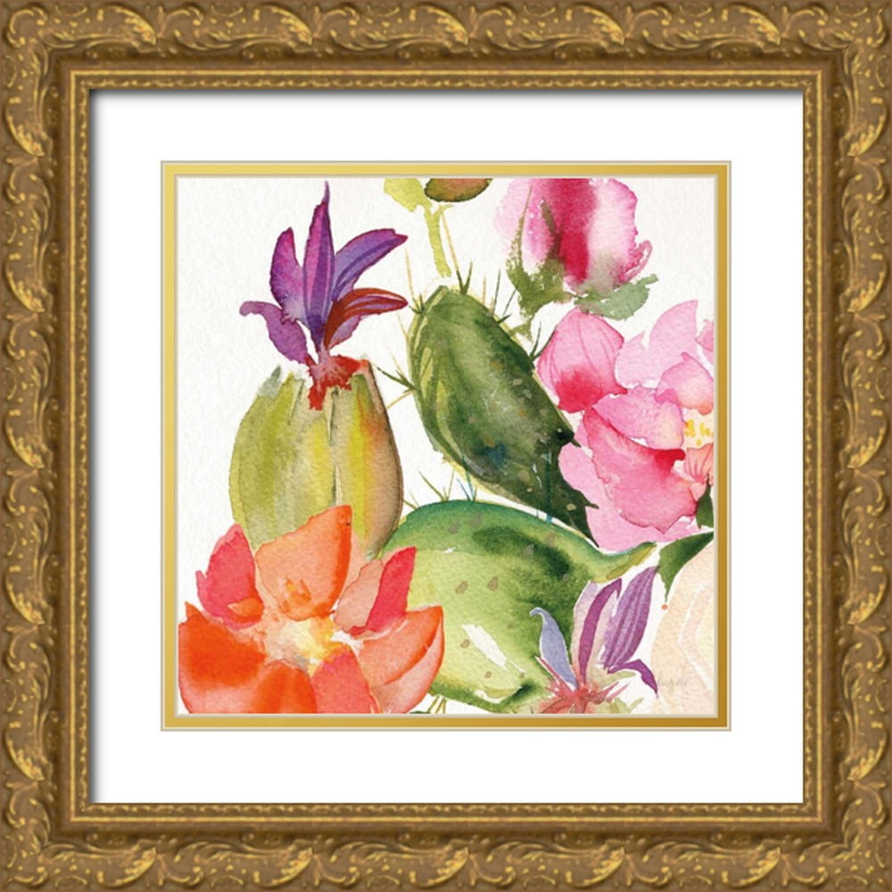 Rice, Kristy 20x20 Gold Ornate Wood Framed with Double Matting Museum ...