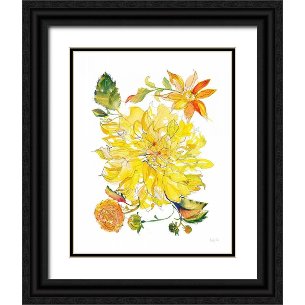 Rice, Kristy 20x24 Black Ornate Wood Framed with Double Matting Museum ...