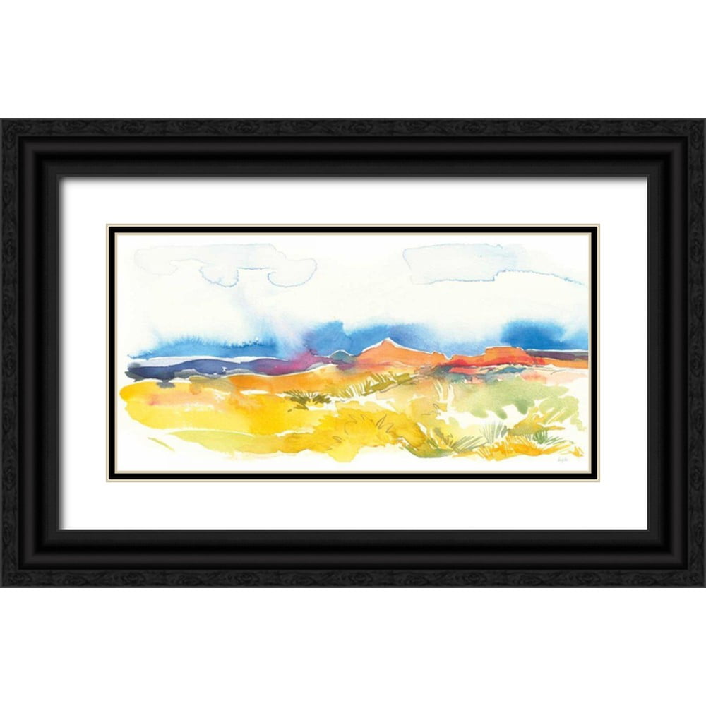 Rice, Kristy 24x14 Black Ornate Wood Framed with Double Matting Museum ...