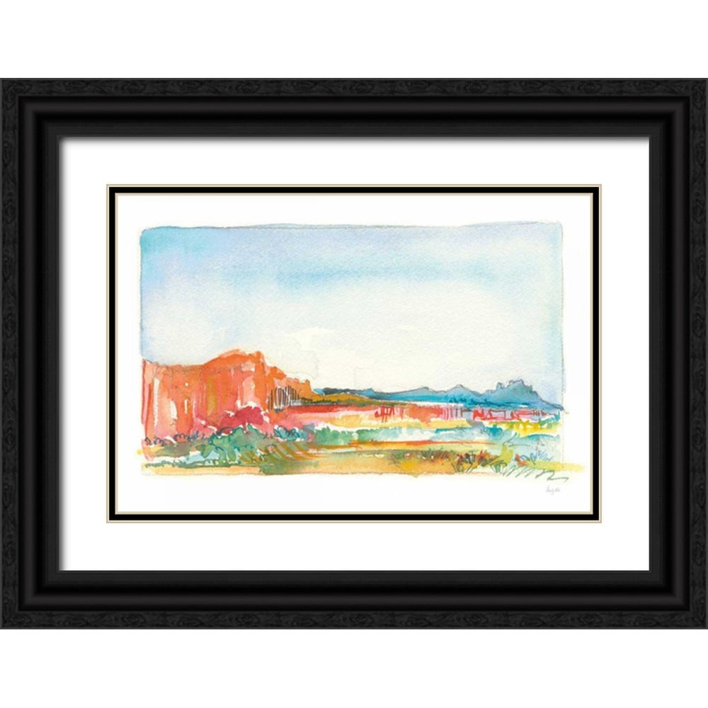 Rice, Kristy 24x17 Black Ornate Wood Framed with Double Matting Museum ...