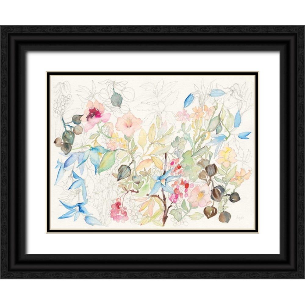 Rice, Kristy 24x19 Black Ornate Wood Framed with Double Matting Museum ...