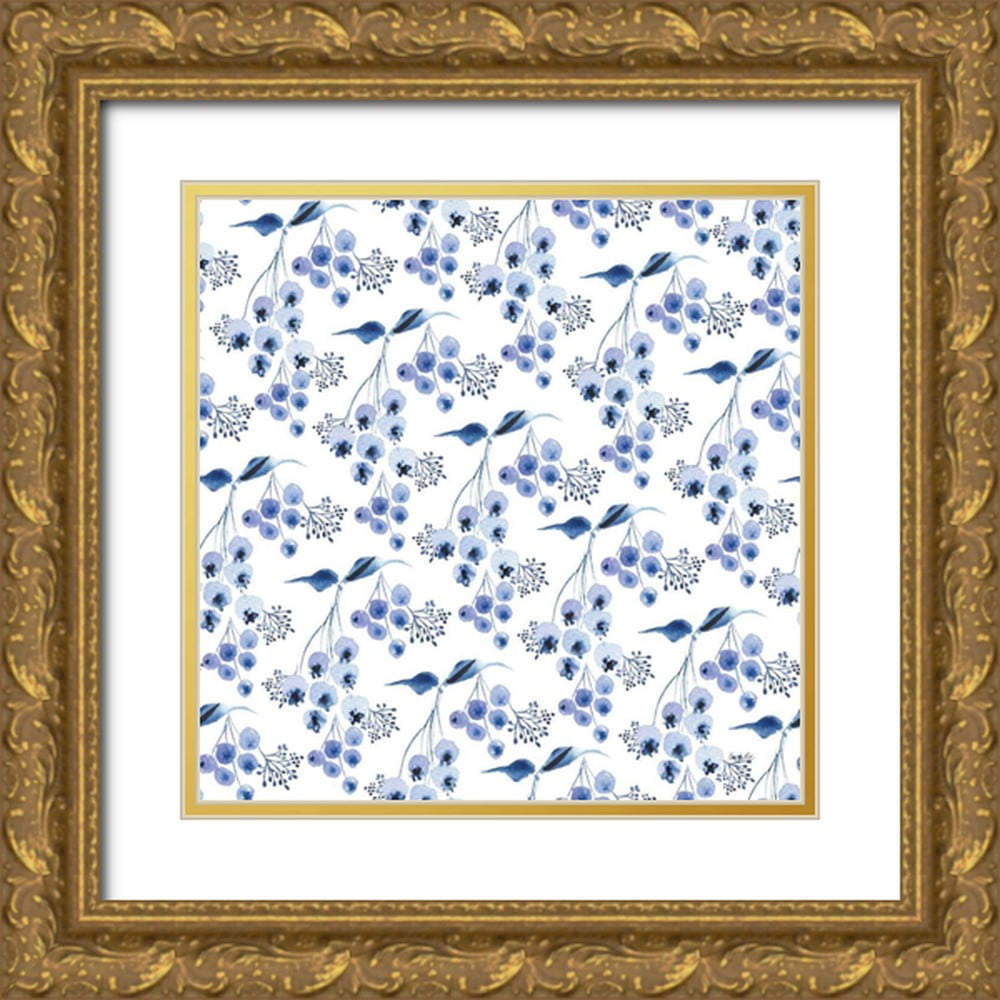 Rice, Kristy 26x26 Gold Ornate Wood Framed with Double Matting Museum ...