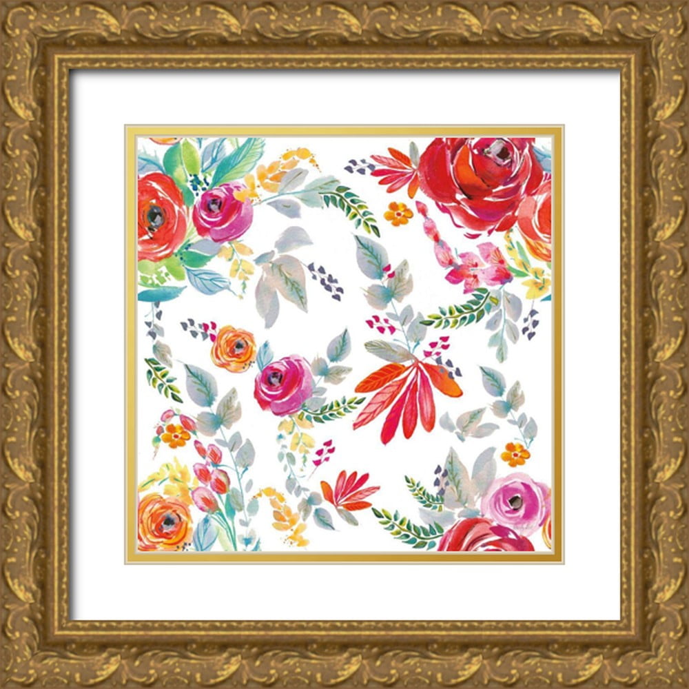 Rice, Kristy 26x26 Gold Ornate Wood Framed with Double Matting Museum ...