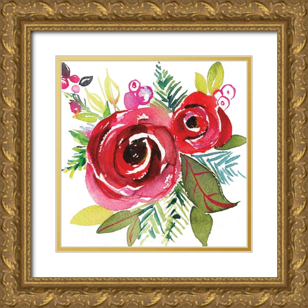 Rice, Kristy 26x26 Gold Ornate Wood Framed with Double Matting Museum ...