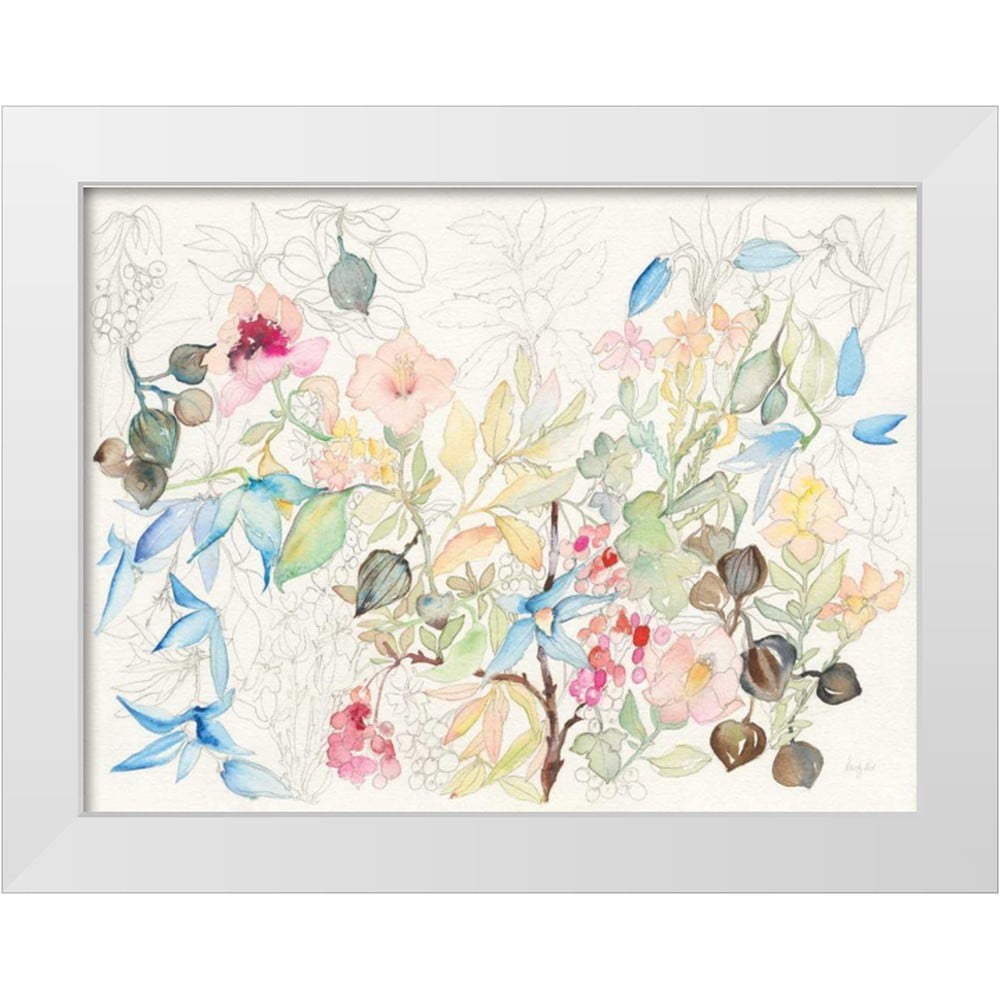 Rice, Kristy 32x25 White Modern Wood Framed Museum Art Print Titled ...