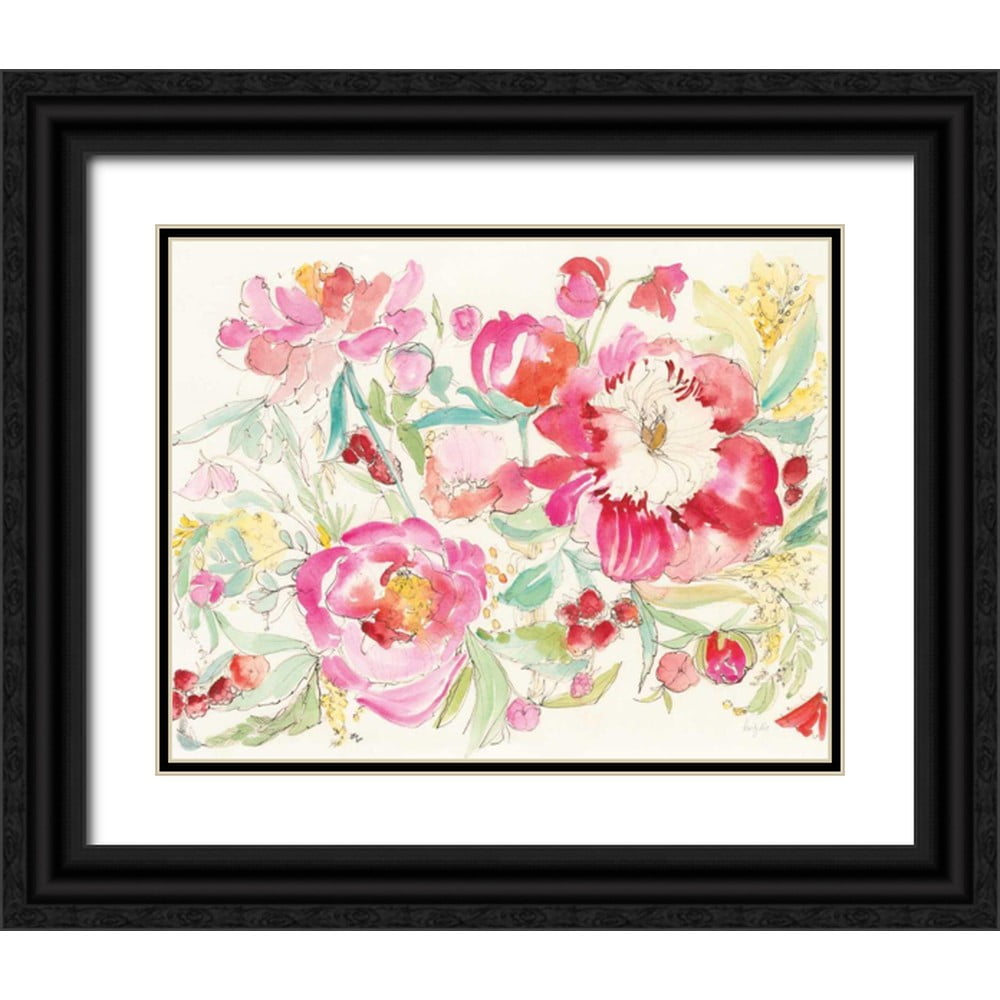 Rice, Kristy 32x26 Black Ornate Wood Framed with Double Matting Museum ...