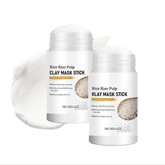 Rice Mask Stick, Rice Puree Mud Mask Stick Cleansing, Rice Face & Body ...