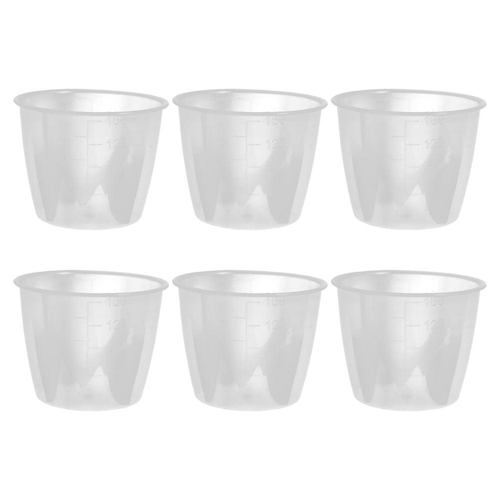 6pcs 160ml Rice Measuring Cup for Rice Cooker Transparent Reusable Dry ...