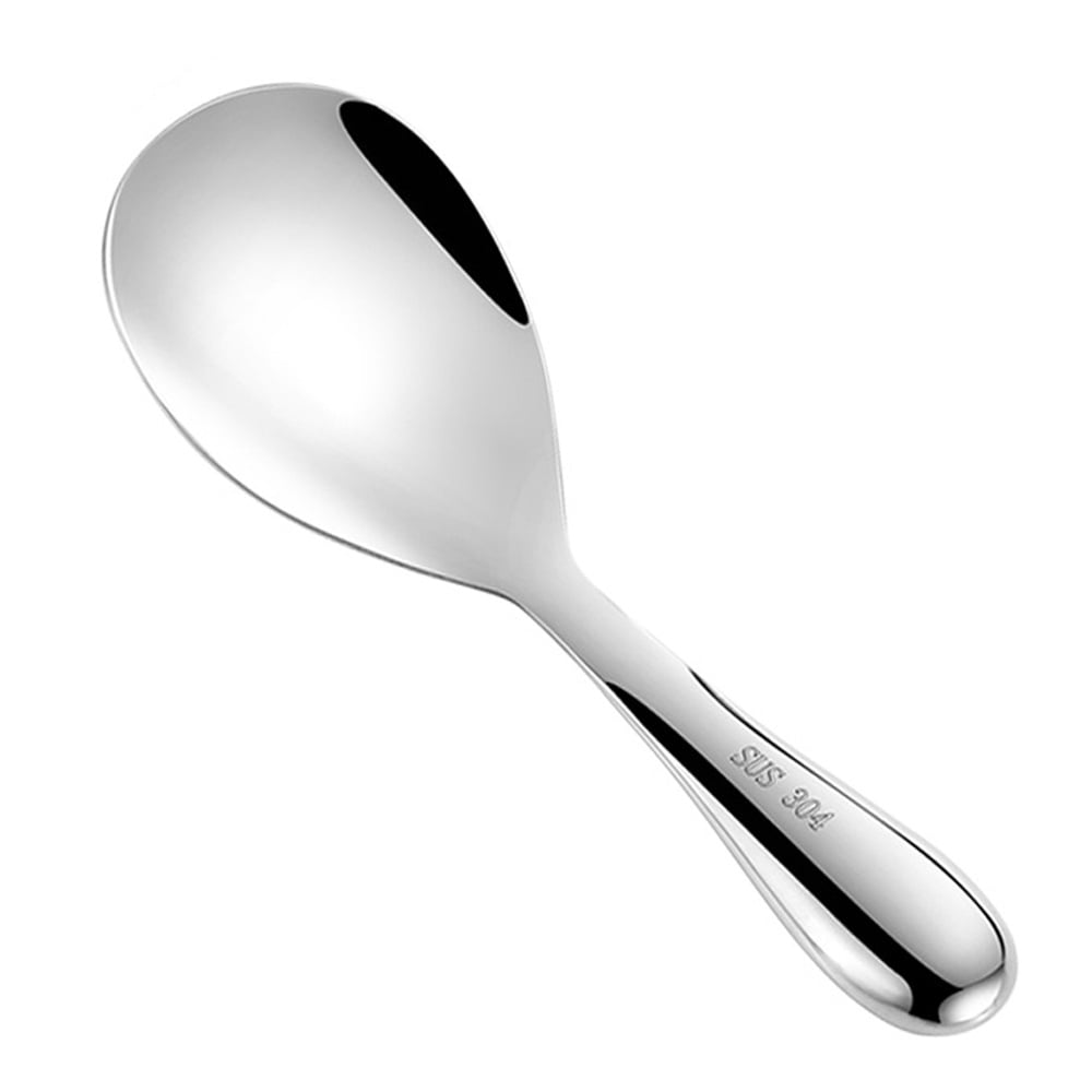 Rice Paddle, Rice Spoon with Stainless Steel, Rice Serving spoon, Non ...
