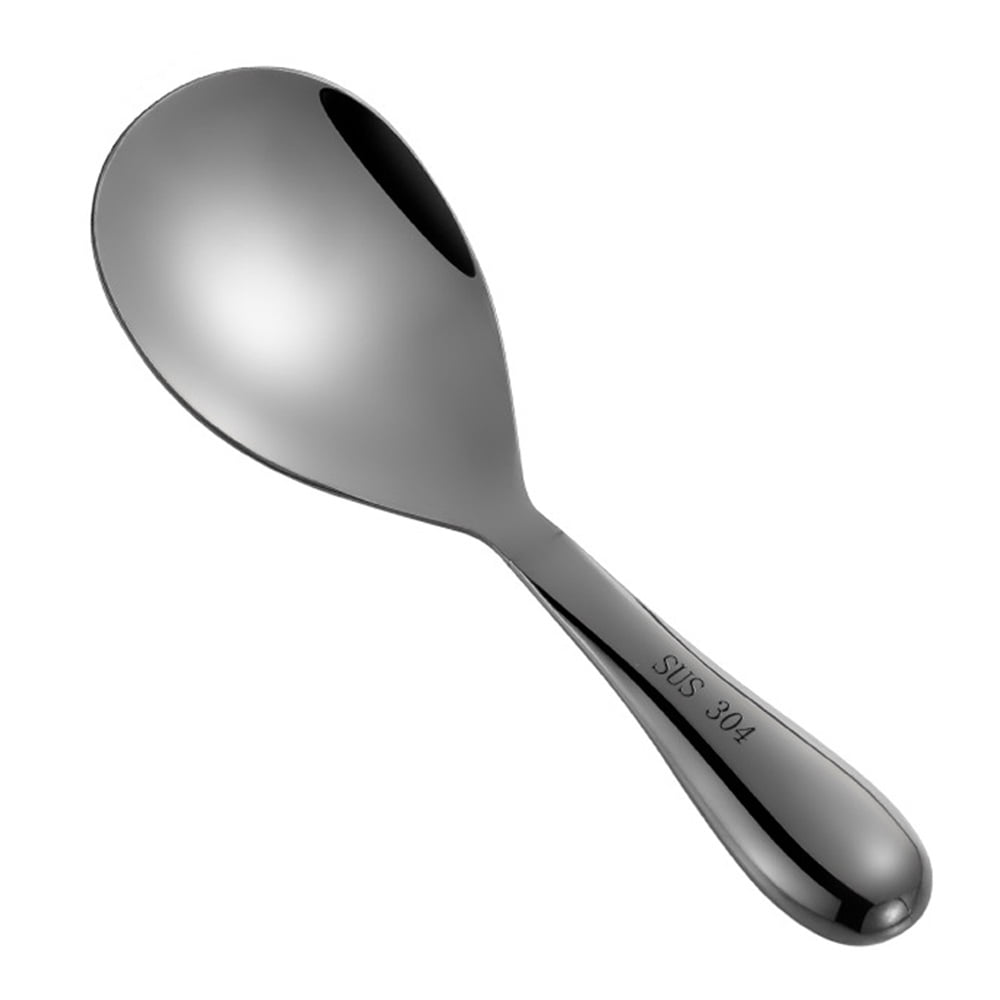 Rice Paddle, Rice Spoon with Stainless Steel, Rice Serving spoon, Non ...