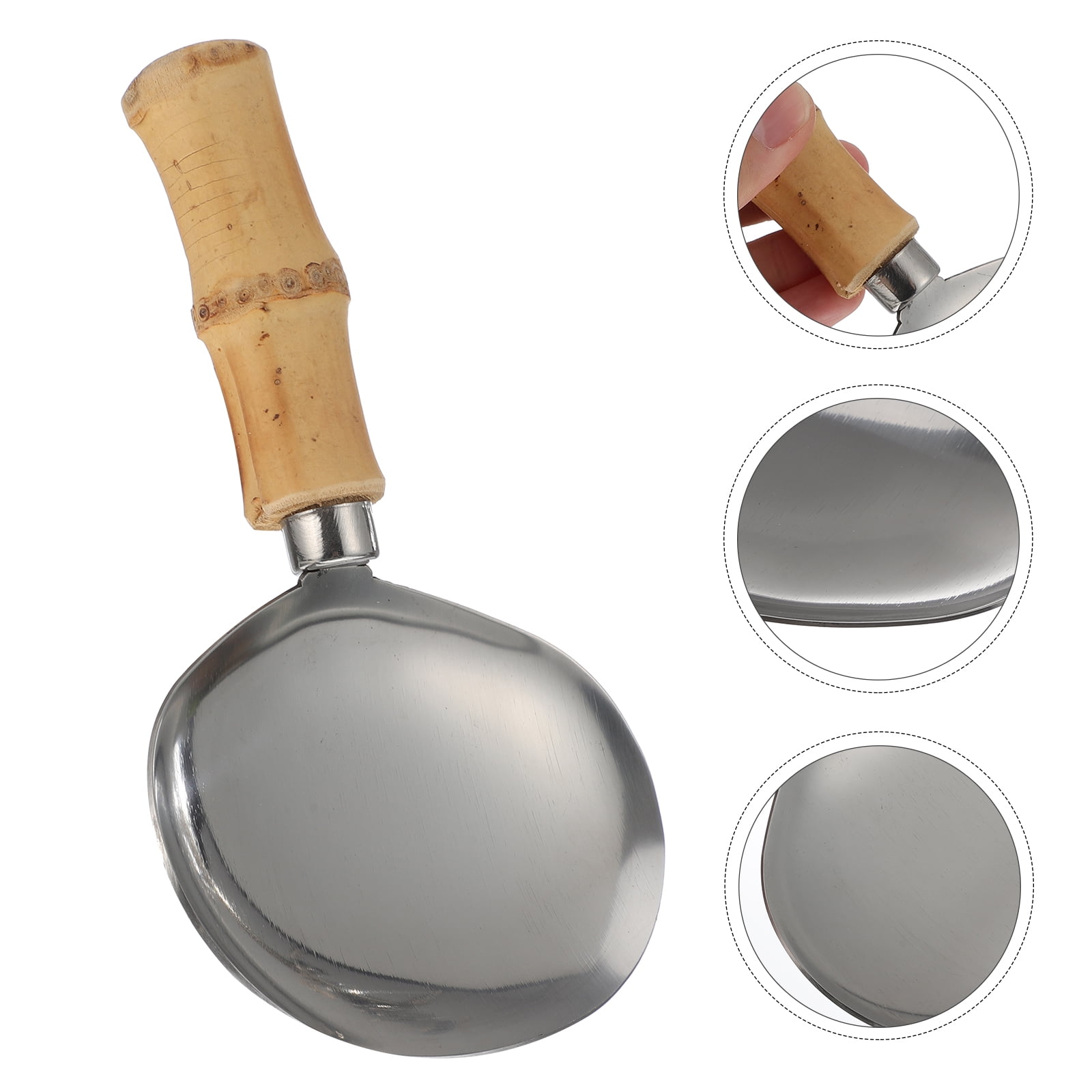 Rice Paddle Scoop Spatula Rice Scooper With Wooden Handle Cooking ...