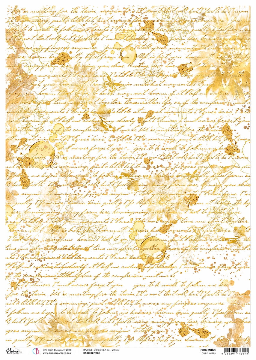 Rice Paper A3 Piuma Oniric notes - 3 Sheets - Walmart.com