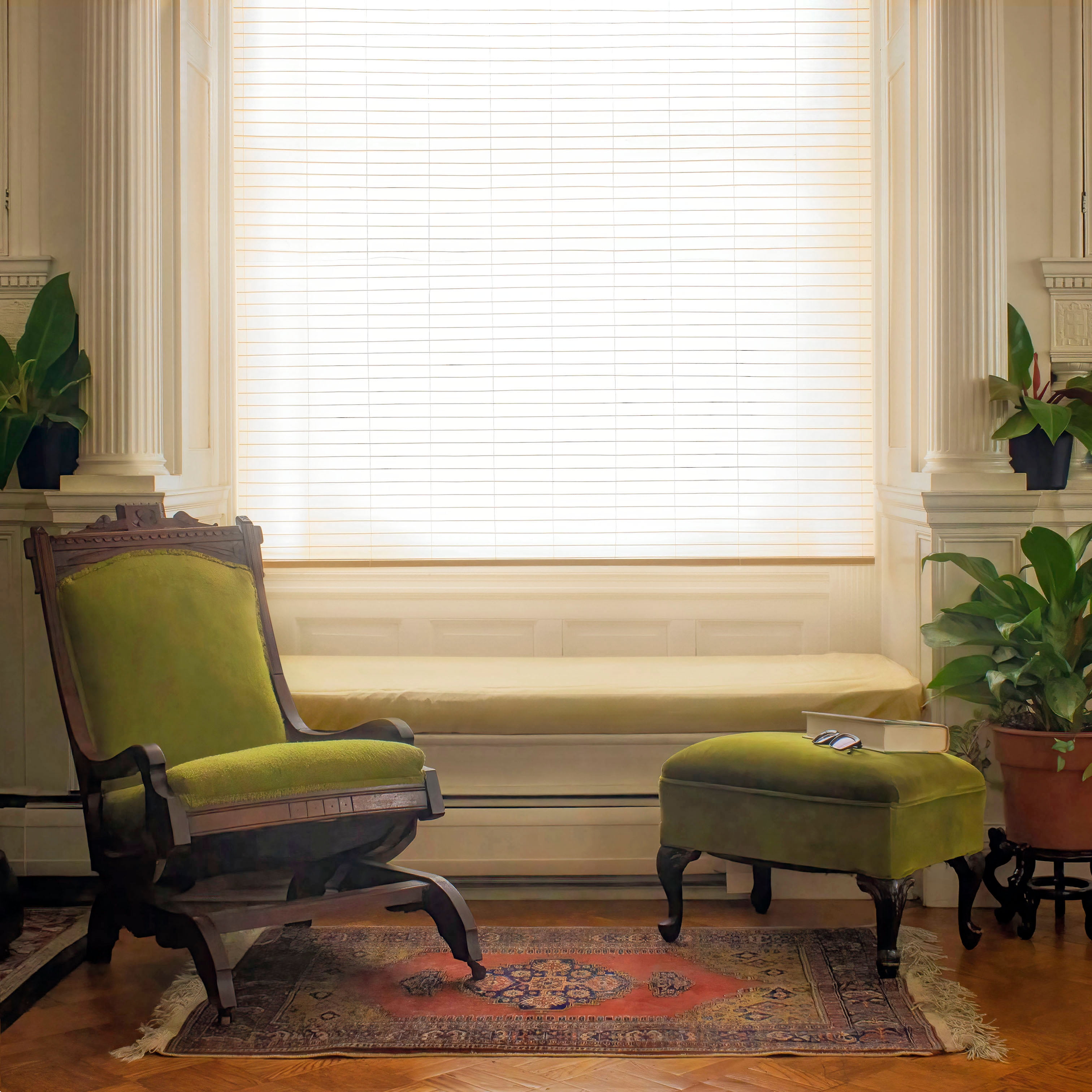 Red Lantern Rice Paper Cordless Window Shade Blinds - White - 36" Wide ...