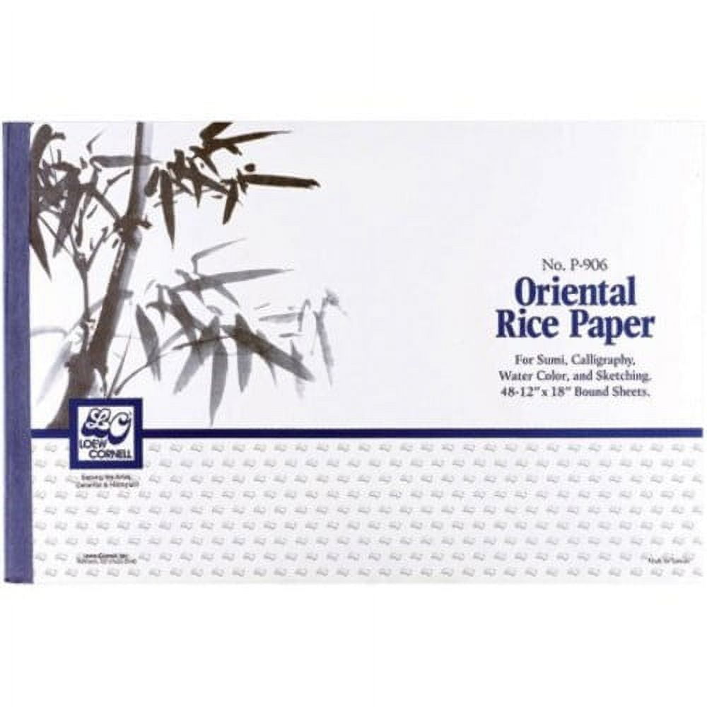 Rice Paper Pad 12"X18"-48 Sheets, Pk 1, Loew-Cornell - Walmart.com