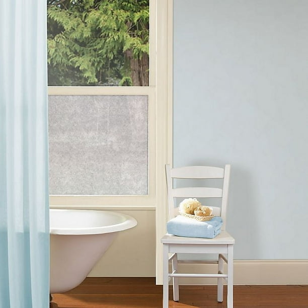 Rice Paper Privacy Film in Grey - Walmart Business Supplies