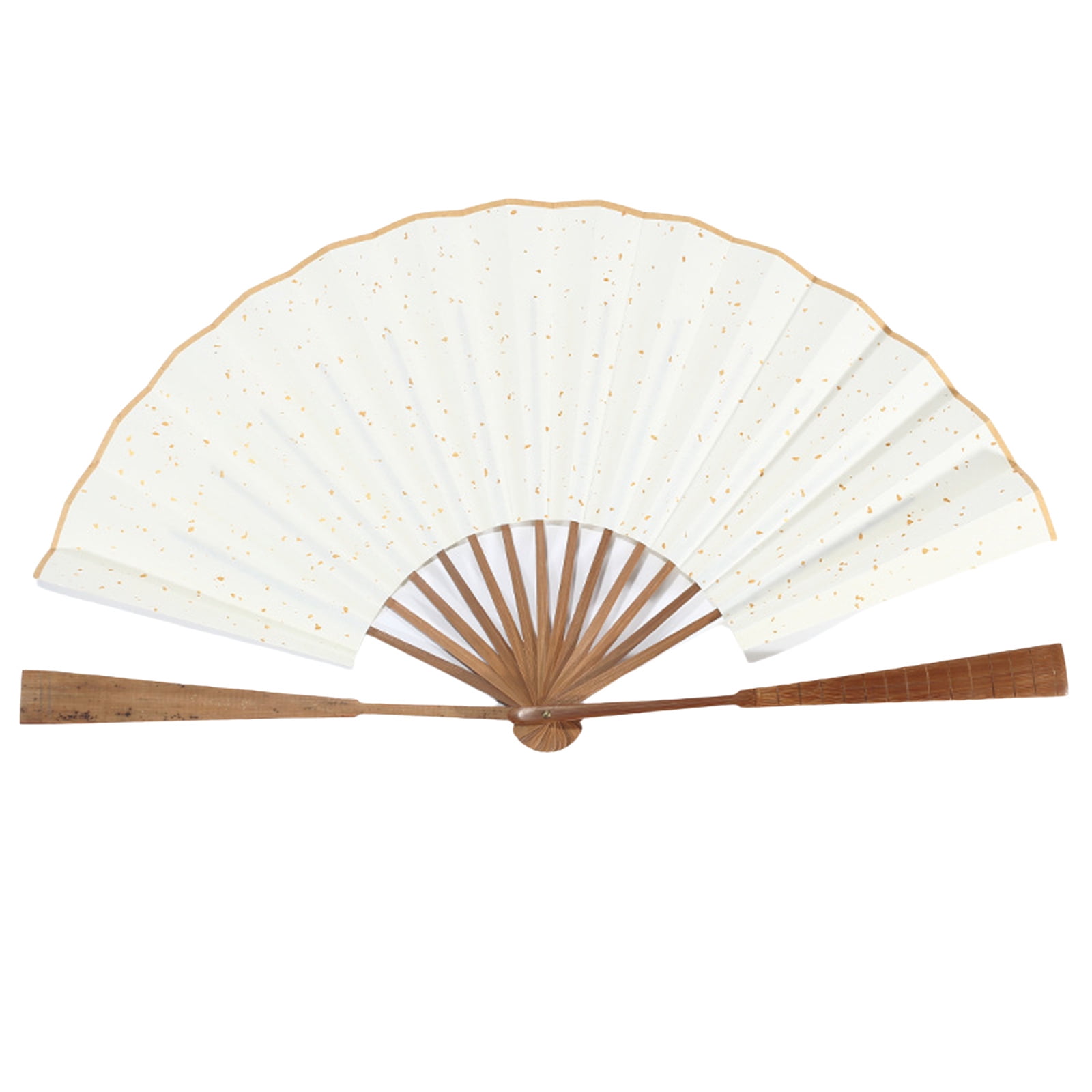 Rice Paper Sprinkle Hand Folding Stage Fan Child Painting Dance Photo ...