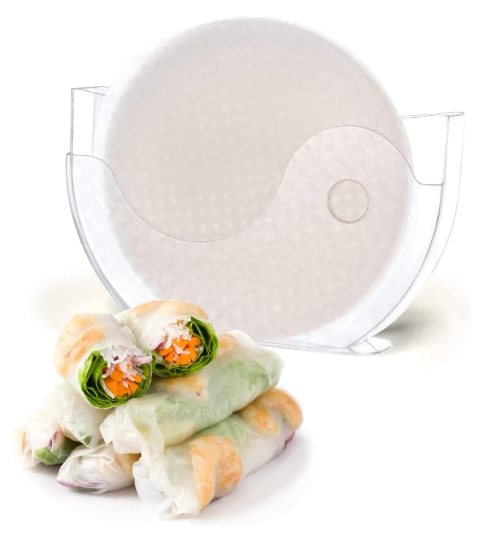 Rice Paper Water Bowl with Side Pocker Holder for Rice Paper Wrappers ...