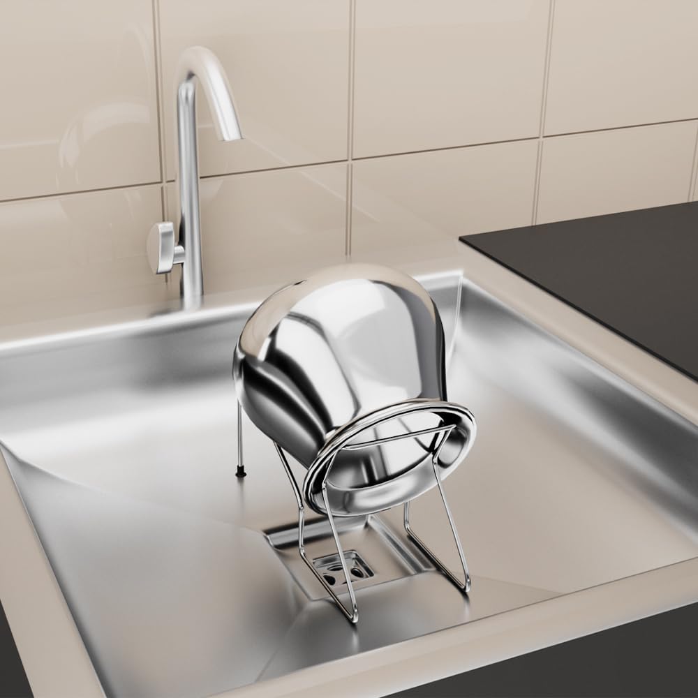 Rice Pot Easy Super Drainer Stand Kitchen Shelves Stainless Steel Rice ...