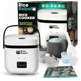 Rice Robot Mini Automatic Shut Rice Cooker, 4 Cup Nonstick Portable ...