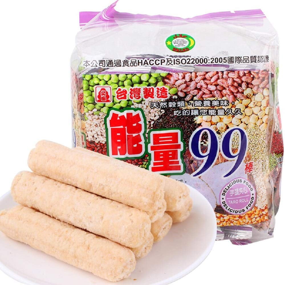 Rice Roll - Taro DMF15 Flavor - 3 x 6.35 oz / 3 x 18 rolls - Delicious ...