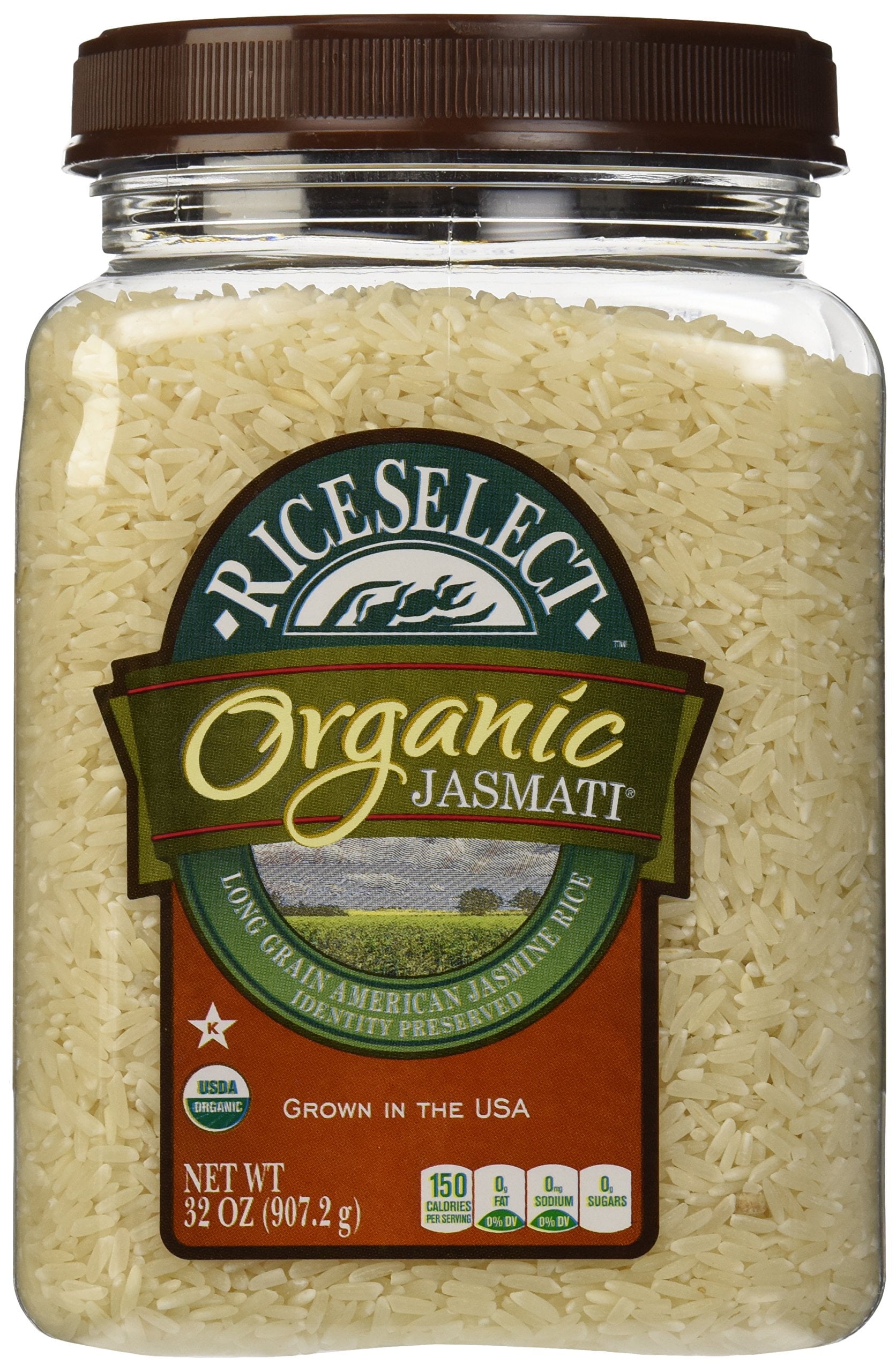 Rice Select, Jasmati Rice, Organic, 32 oz(Pack of 4) - Walmart.com