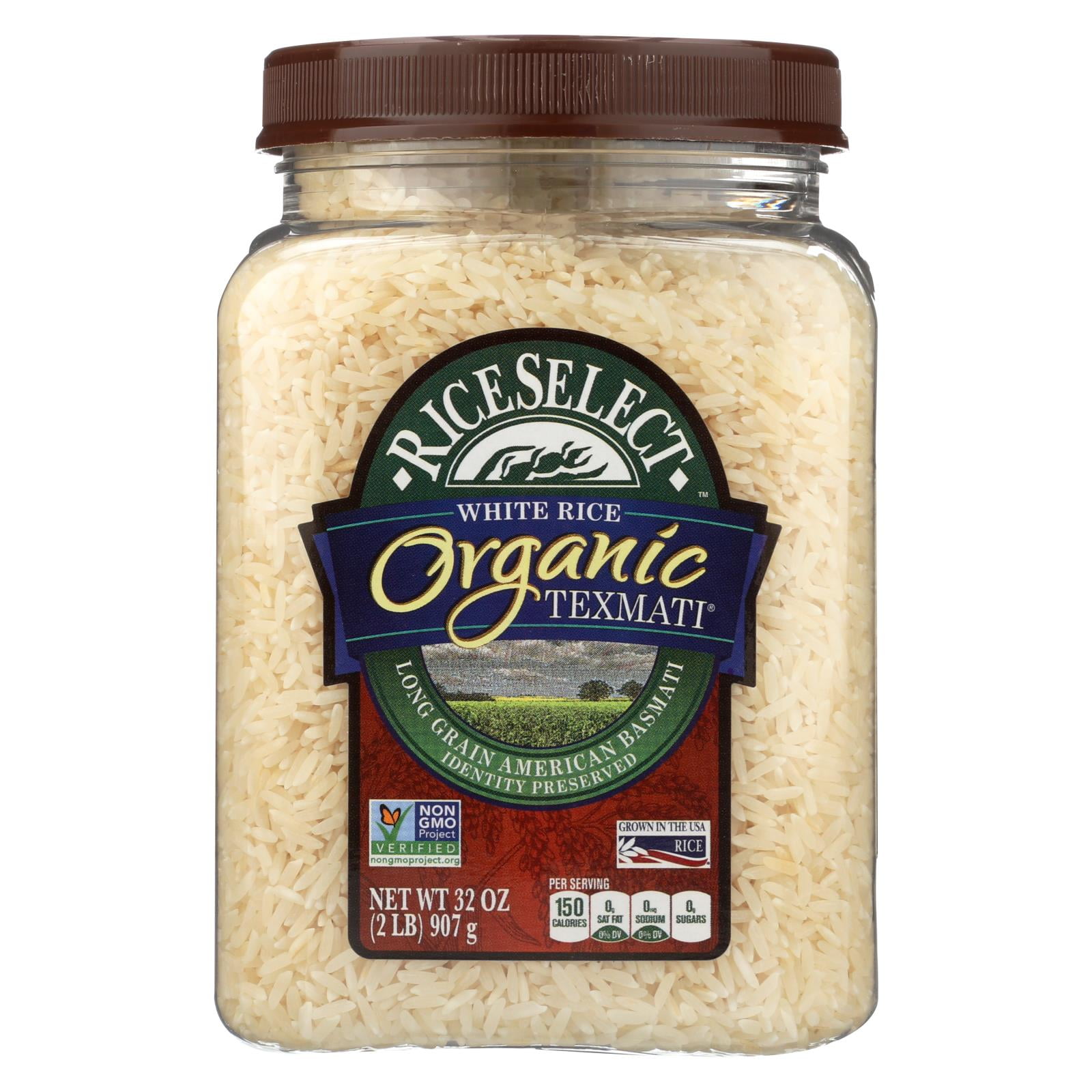 Rice Select Texmati Rice - Organic White - Case of 4 - 32 oz. - Walmart.com
