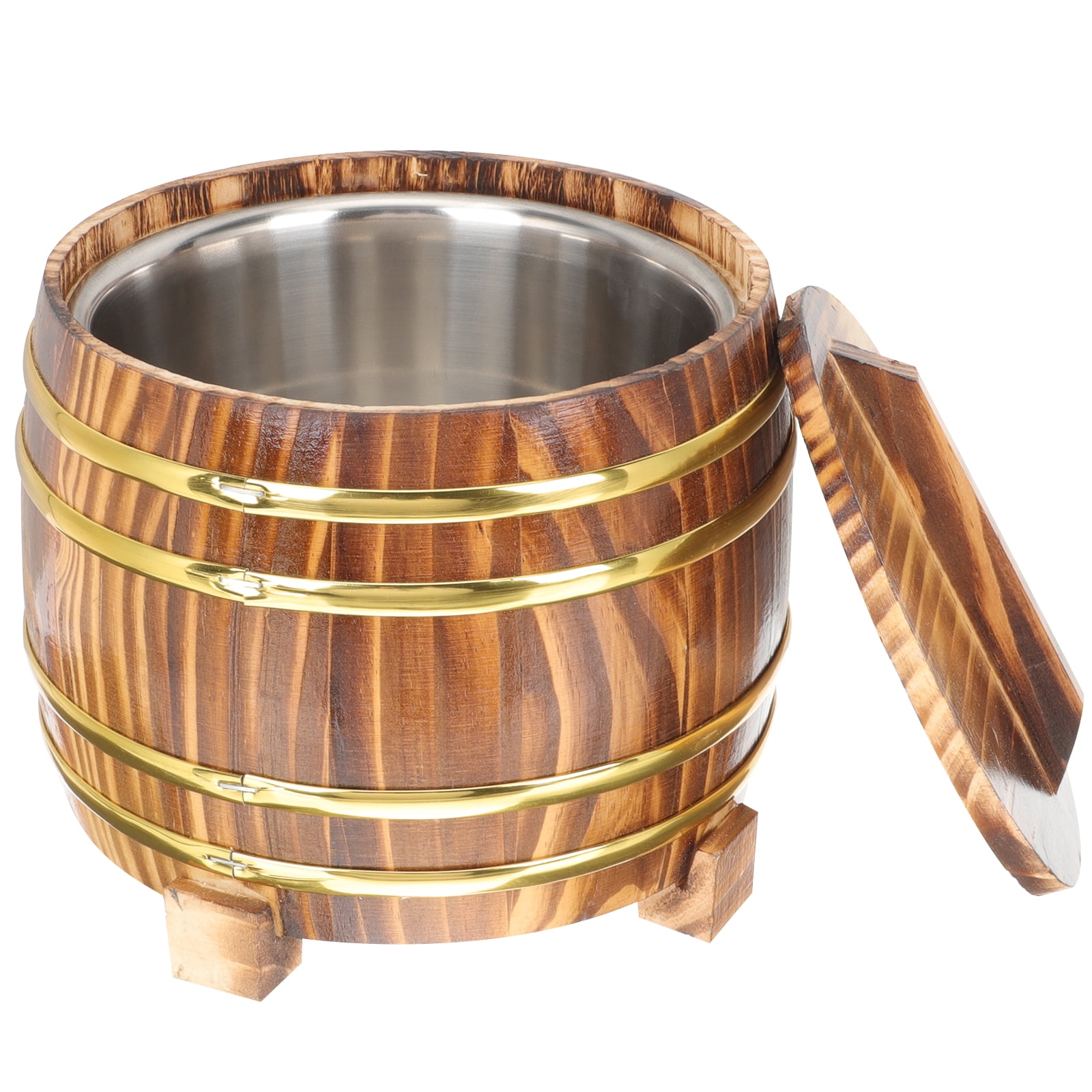 Rice Steamer Rice Container Sushi Bucket with Cover Rice Storage ...