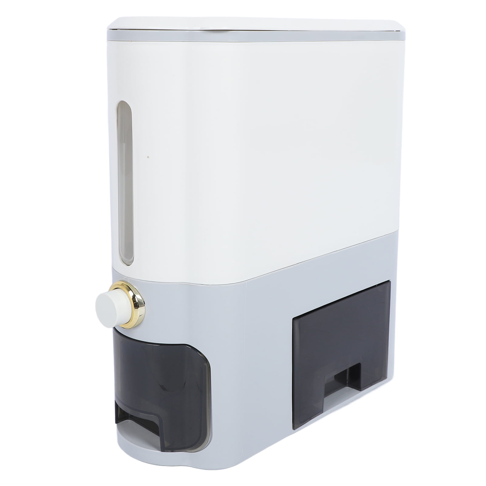 Rice Storage Bin, Compact, Press,to,Dispense Design, Ideal For Kitchen ...