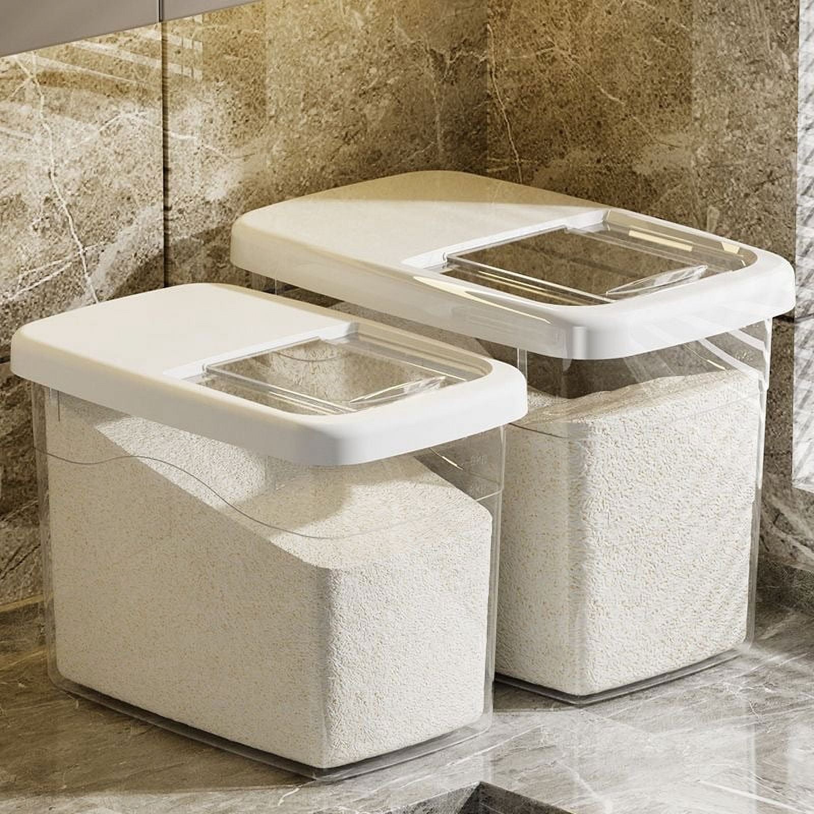 Rice Storage Box Rice Dispenser Rice Container Grain Storage Jar Cereal ...