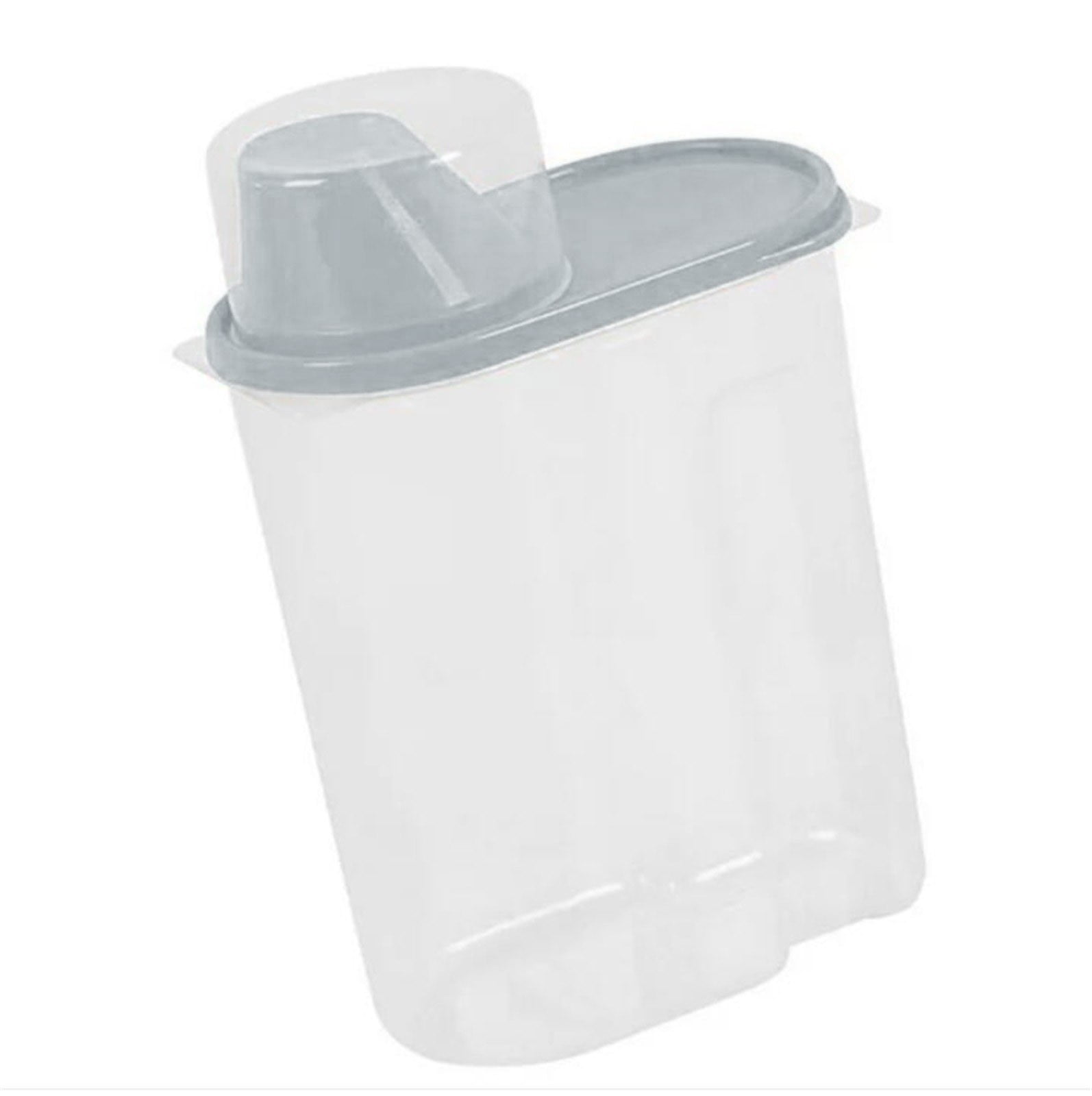 Rice Storage Cereal Container Dispenser 2.5L 5.9x8.7"Airtight Food ...