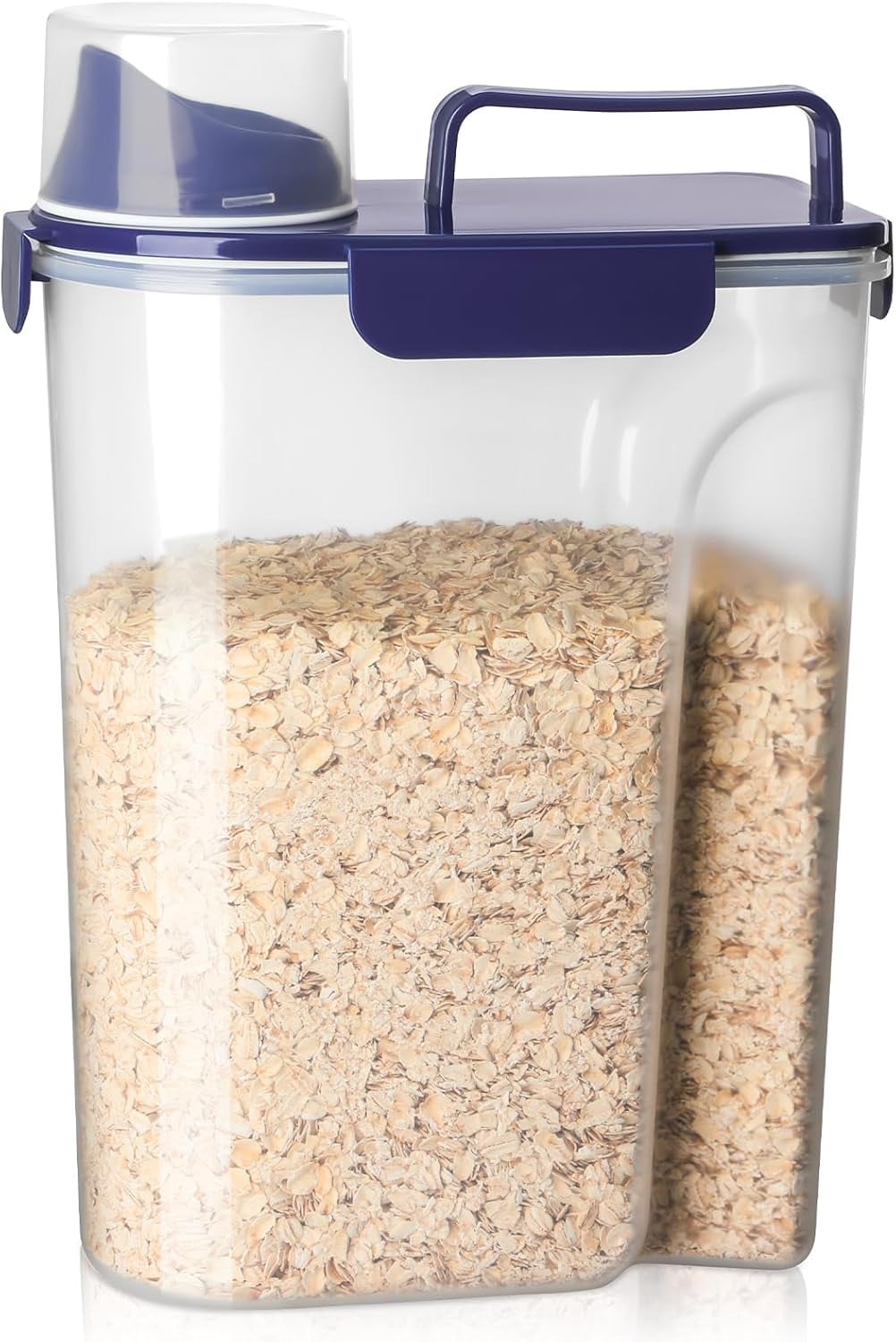 Rice Storage Container 10lb, Airtight Dry Food Cereal Containers ...