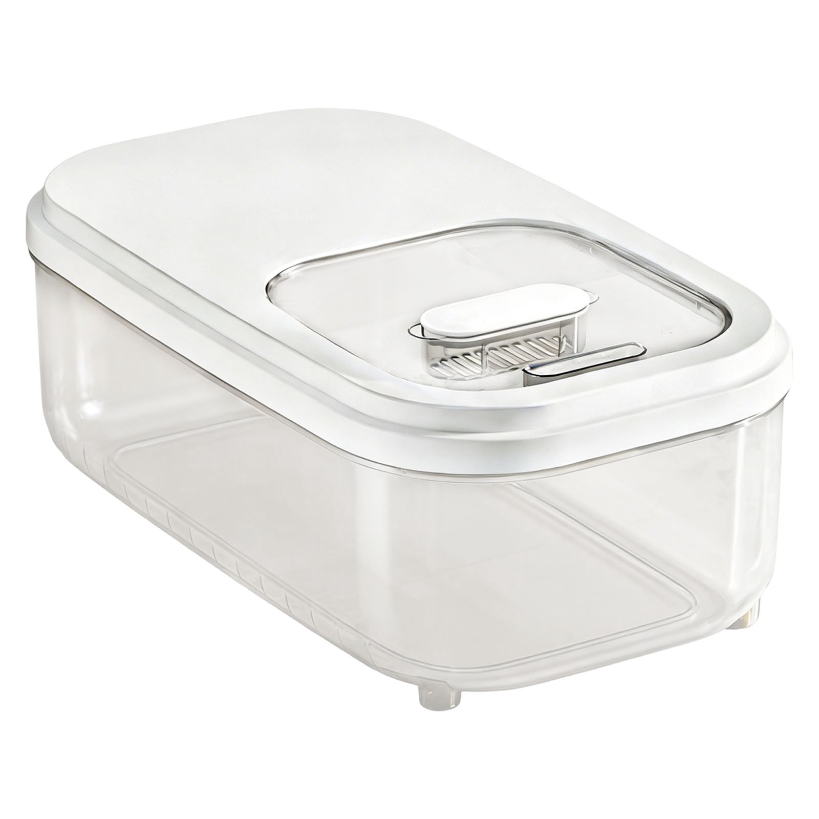 Rice Storage Container,5Kg Plastic Airtight Rice Dispenser with ...