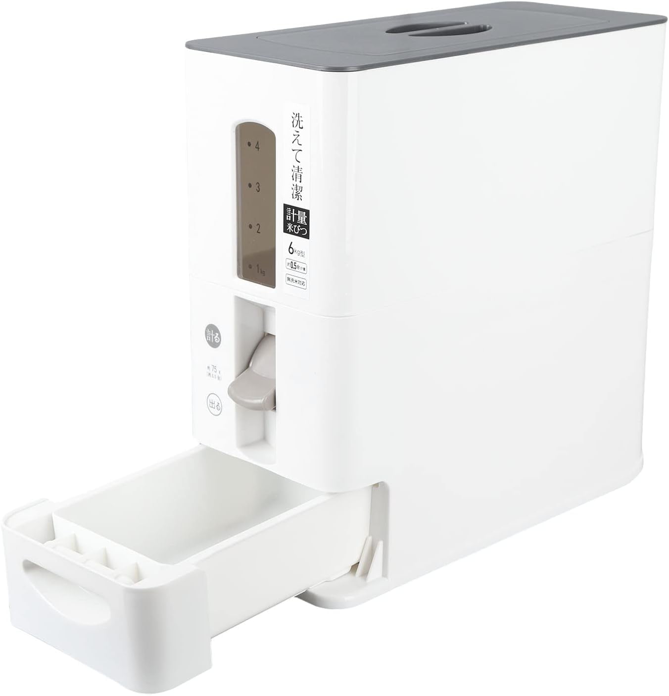 Rice Storage Container 6kg Rice Dispenser Thicken Plastic Bucket ...