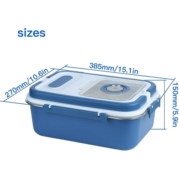 Rice Storage Container Bin 15 lbs Stainless Steel Flour Storage ...