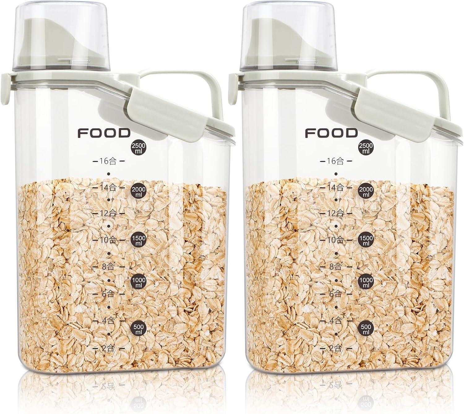 Rice Storage Container, Cereal Containers Storage, Dry Food Airtight ...