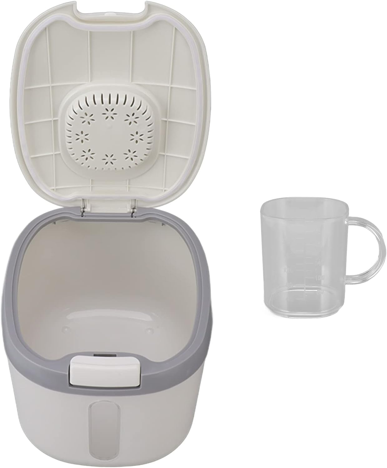 Rice Storage Container, Large Capacity Food Storage Container, Airtight ...