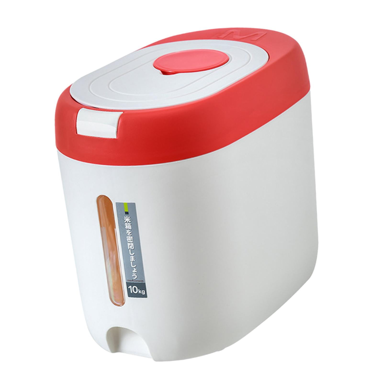 Rice Storage Container Rice Storage Bin Airtight Lid Leakproof Cereal ...