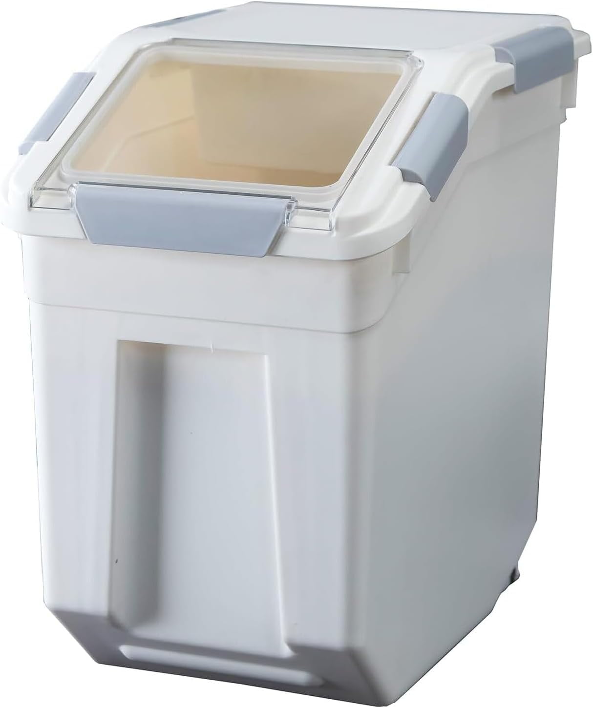 Rice Storage Container with Measuring Cup,for Rice/Grain/Pet Food/Flour ...
