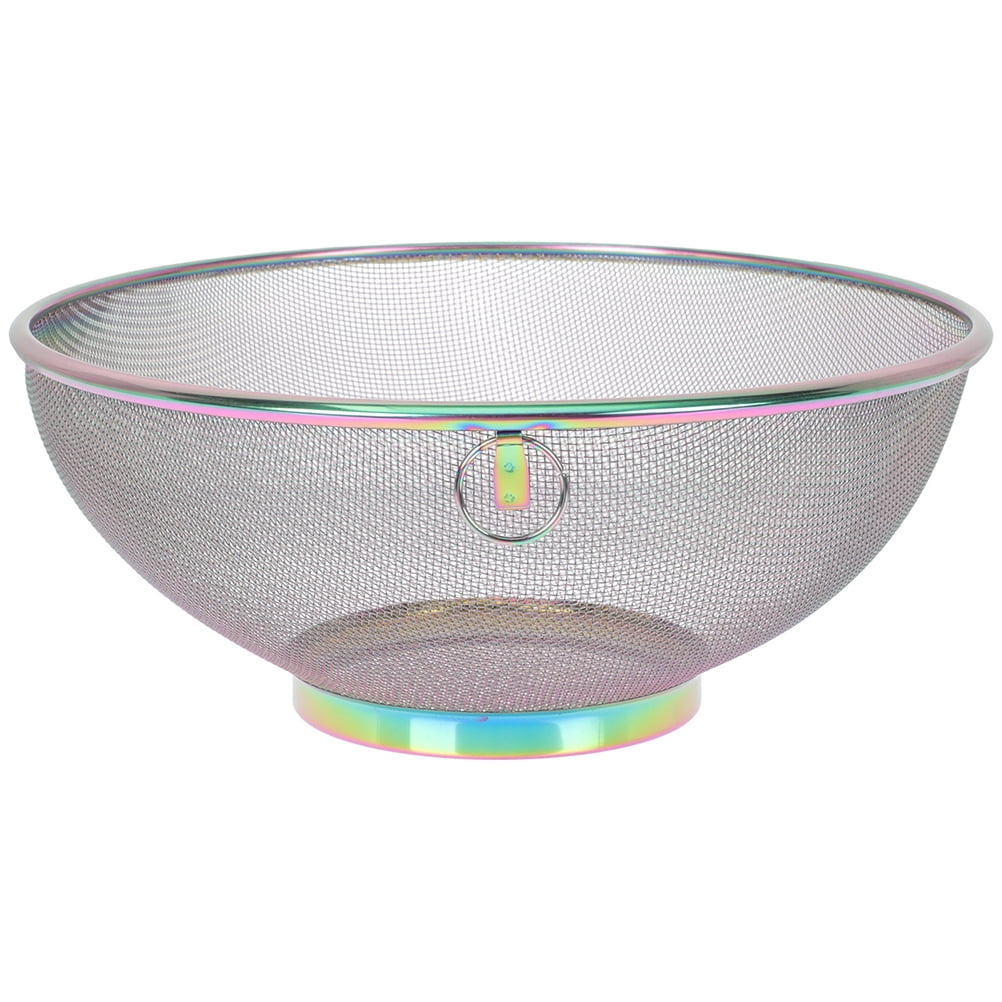 Rice Strainer Dense Hole Leaky Basin Fruit Basket (colorful 20cm ...